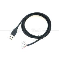 China Custom USB 2.0 A Male to Stripped Wires Pigtail Cable - 1m to 5m Length Options for DIY Electronics for sale