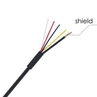 China Custom Shielded USB 2.0 A Male to Bare Wire Pigtail Cable 1m for DIY Data Charging for sale