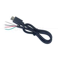 China OEM Custom Micro B 5 Pin USB Male to Open Pigtail Bare Wires Cable 10cm 24AWG for sale