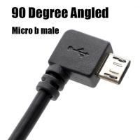 China CUSTOM 90 Degree Right Angle Male to Female Micro USB Cable for sale