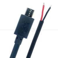 China Micro USB B Male/Female to Bare Wires Open End Cable 0.2m for Raspberry Pi and Electronics for sale