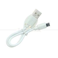 China 30cm Micro USB Charger Cable 1A Fast Charging Data Sync for Android Devices White Black for sale