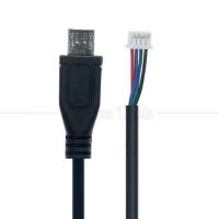 China OEM Customized Micro USB to JST 4 Pin 1.25mm Pitch Cable - 28AWG 3.0mm OD with Pure Copper Conductors for sale