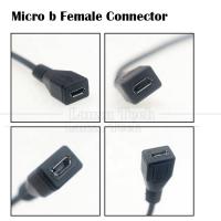 China Micro USB 5 Pin Male Female to Open 2 4 Cores Bare Wires Pigtail Cable 1m for sale
