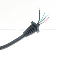 China Custom Data Charging Shiled Micro Usb to Open Tinned Wire End Pigtail Power Charger Cable for sale