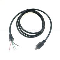 China Custom Data Charging Shiled Micro Usb to Open Tinned Wire End Pigtail Power Charger Cable for sale