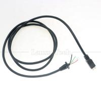 China Custom Data Charging Shiled Micro Usb to Open Tinned Wire End Pigtail Power Charger Cable for sale