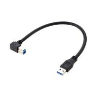 China High Speed 5Gbps USB 3.0 Right Angle Printer Cable 1m 2m 3m for Epson HP Scanners for sale