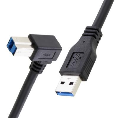 China High Speed 5Gbps USB 3.0 Right Angle Printer Cable 1m 2m 3m for Epson HP Scanners for sale