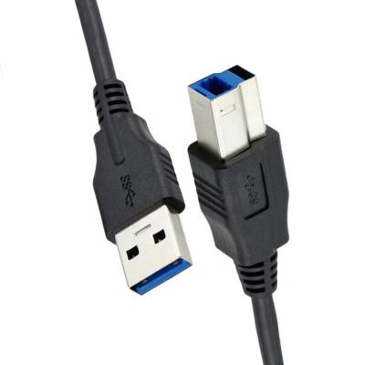 China 5Gbps USB 3.0 A to B Printer Cable 1m 2m 3m with 90° Right Angle for Epson HP Scanners for sale