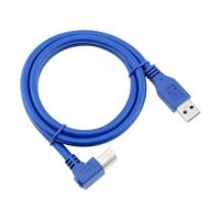 China High Speed 5Gbps USB 3.0 Right Angle Printer Cable - 1m 2m 3m Lengths for Epson HP Scanners for sale