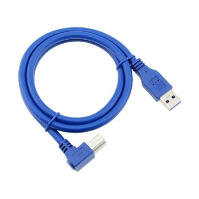 China High Speed 5Gbps USB 3.0 Right Angle Printer Cable 1m 2m 3m for Epson HP Scanners with OEM Options for sale