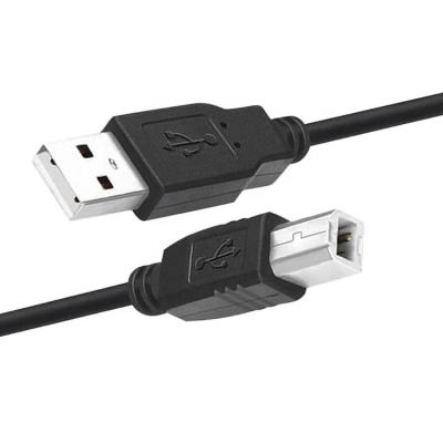 China 6ft USB 2.0 Type A to Type B Printer Scanner Cable with 480 Mbps Data Transfer Speed and Plug-and-Play Connectivity for sale