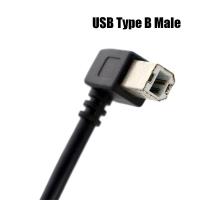 China Custom 1M 1.5M 3M 90 Degree Right Angle USB 2.0 Printer Cable for Epson HP Printers for sale