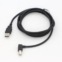 China 90 Degree Right Angle USB B Male to A Male Printer Cable 6ft - USB 2.0 Extension for Printers and Scanners for sale