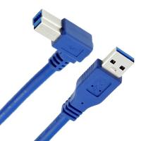 China High Speed 5Gbps USB 3.0 Printer Cable with 90-Degree Right Angle - 1m/2m/3m Length Options for Epson HP Scanners for sale