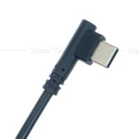 China 90 Degree Right Angle USB A to Type C Cable 1M 2M 3M 5M with 2.4A Fast Charging for Phone Tablet Camera for sale