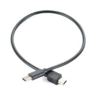 China Data Charging USB Type C to Mini B 5 Pin USB OTG Cable for Camera for sale