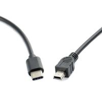 China Data Charging USB Type C to Mini B 5 Pin USB OTG Cable for Camera for sale
