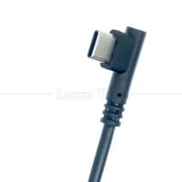China 90 Degree Right Angle USB Type C Cable 2.4A 24AWG for Phone Tablet Camera - 1M 2M 3M 5M Length Options for sale