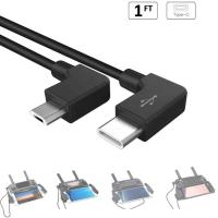China 90 Degree Angle Micro B to Type C USB Cable for UAV for sale