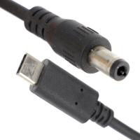 China USB 3.1 Type C Male to DC 5.5x2.5mm Male Power Charger Cable for Laptop 1m for sale