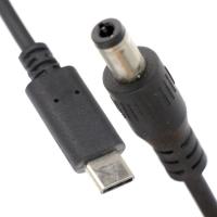 China Custom USB 3.1 Type C Male to DC 5.5x2.5mm Male Power Charger Cable 0.2m-5m for sale