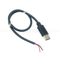 China USB Type C Male Female to Open Wire Pigtail Cable 1m for Data Charging for sale