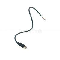 China USB Type C Male Female to Open Wire Pigtail Cable 1m for Data Charging for sale