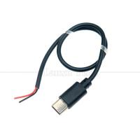 China Custom USB Type C Male Female to Open Wire End Pigtail Cable 2 4 Cores 1m for Charging Data for sale