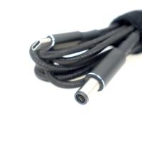China 100W 20V 5A USB C to DC 7.4x5.0mm PD Charger Cable Nylon Braided 1.8m for Laptop for sale
