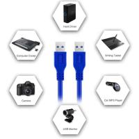 China USB 3.0 A Male to A Male Extension Cable 5Gbps High Speed Data Transfer for PC Printer Modem 1M 2M 3M 5M for sale