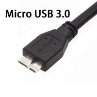 China High Speed 5Gbps USB 3.0 Micro B Data Charging Cable for SSD HDD Hard Disk - 1 Meter Length for sale