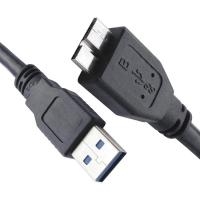 China Micro USB 3.0 Cable 5Gbps Data Transfer 1M Length for External HDD SSD Industrial Camera for sale