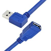 China High Speed 5Gbps USB 3.0 Right Angle Extension Cable - 1M to 20M Lengths Available for sale