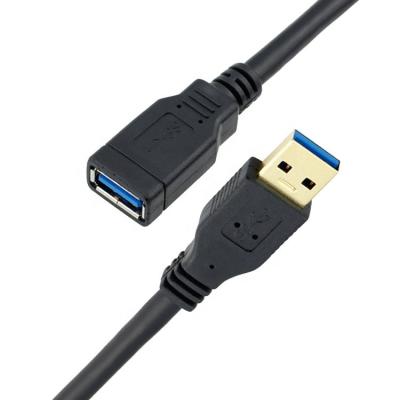 China USB 3.0 Extension Cable 5Gbps 1M Male to Female Type A for Computer Printer Hard Drive for sale