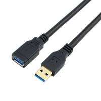 China USB 3.0 Extension Cable 5Gbps 1M Male to Female Type A for Computer Printer Hard Drive for sale