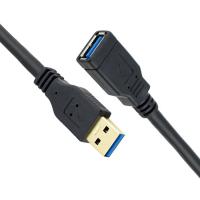 China USB 3.0 Extension Cable 5Gbps 1M Male to Female Type A for Computer Printer Hard Drive for sale