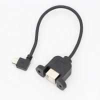 China Screw Locking USB Panel Mount Extension Cable Male to Female 0.2m-5m CE ROHS for sale