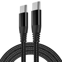 China Braided Elbow 90 Degree Angle 60W 3A Type C To Type C PD Charging Data Charger Cable for Mobile Phone Monitor iPhone 15 16 for sale