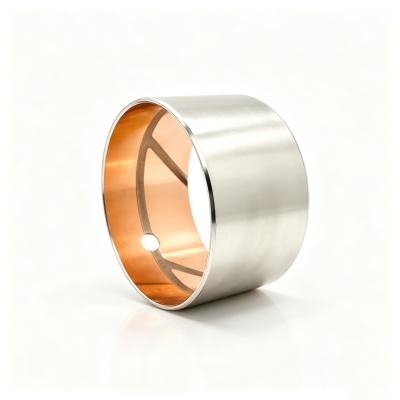 China Automotive Rocker Arm Bimetal Bushing Steel Bronze Composite Sliding Bearing Sleeve for sale