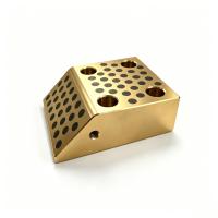 China High Load Self-lubricating Wedge Driving Plate, High Strength Bronze Oblique Guide Block, Graphite Inlaid Wear Plate For Automotive Stamping Die Components for sale