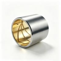 China Steel Bronze Bimetal Sleeve Bushing with Internal Oil Grooves, High Load Plain Sliding Bearing for Hydraulic Cylinder & Construction Machinery for sale