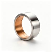 China Bimetallic Bushing Steel Backed Bronze Sliding Sleeve Bearing Heavy Load Oil Lubricated Bushing for Excavator Hydraulic Cylinder Automotive Machinery for sale