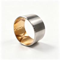 China Bimetallic Bearing Steel Backed Bronze Alloy Sliding Bushing Heavy Load Boundary Lubrication Bi-Metal Sleeve for Construction Machinery & Mining Equipment for sale