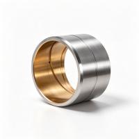 China Low Friction Bi-metal Composite Bearing JF800 Sintered Bronze Bi-metallic Sleeve for Construction & Automotive Equipment for sale