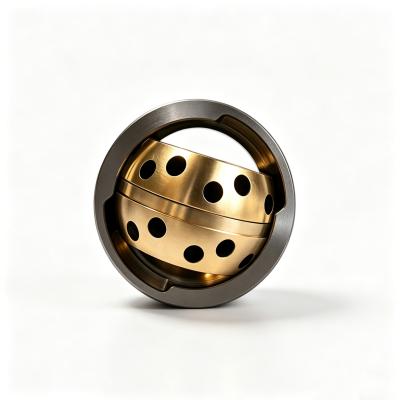 China Self Lubricating Spherical Plain Bearing, Graphite Embedded Bronze Bushing, Steel Outer Ring Joint Bearing for Engineering Machinery, Hydraulic Cylinder for sale