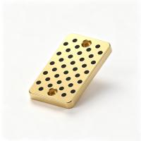 China Self Lubricating Graphite Bronze Wear Plate, High Strength Brass Mold Wear Block For Plastic Die for sale