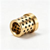China Oil Free Flanged Graphite Bronze Bushing, Self Lubricating Bearing Bush, High Strength Brass Guide Sleeve for Mold Components for sale