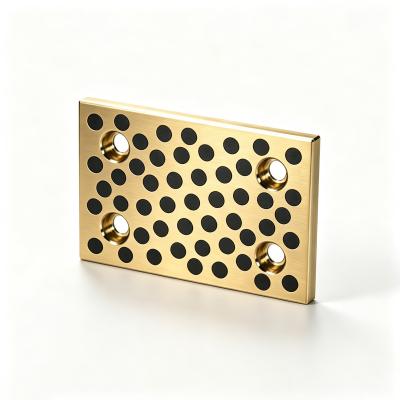 China Self Lubricating Bronze Slide Plate, Graphite Embedded Wear Plate, Oilless Copper Guide Plate for Mold & Machinery for sale